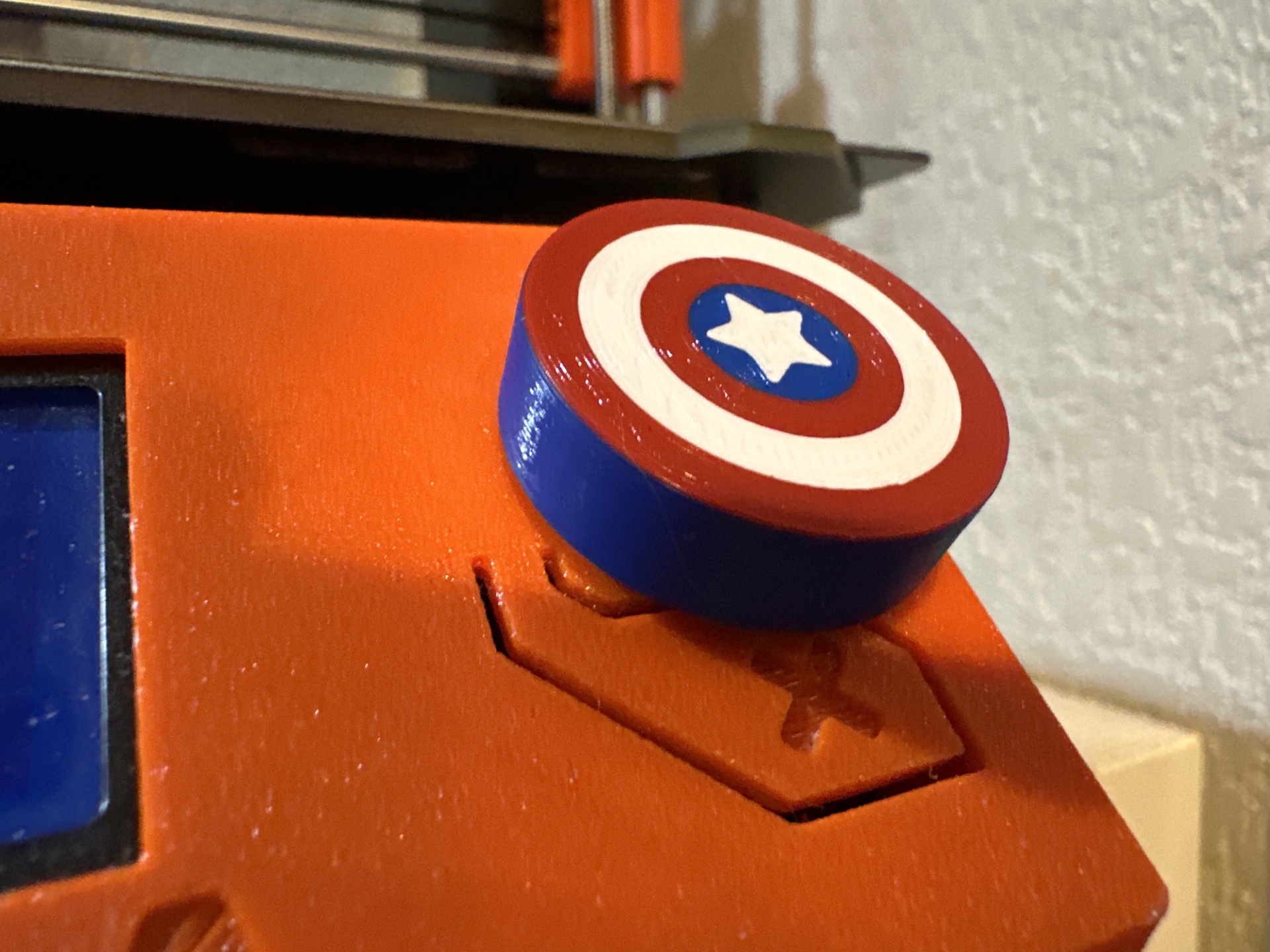 Captain America Knob MMU version by Super 3D Printer | Download free ...
