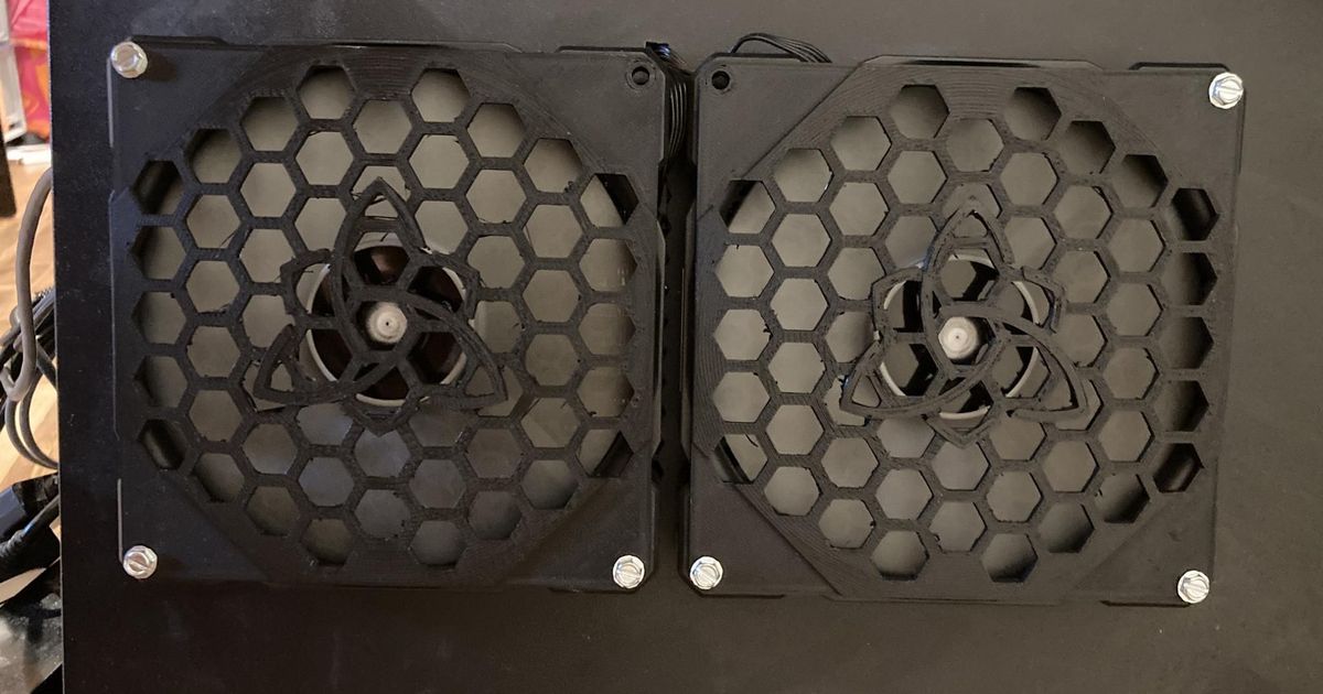 140mm Fan Guard by Trillium_Atelier | Download free STL model ...