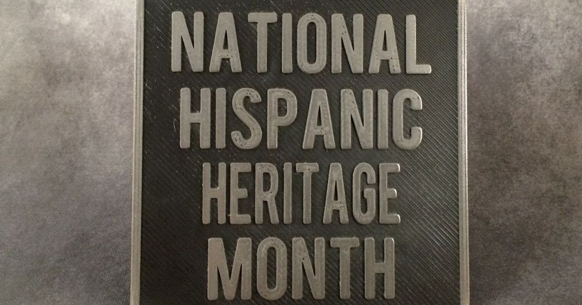 National Hispanic Heritage Month Sign by DesignMakeTeach | Download ...