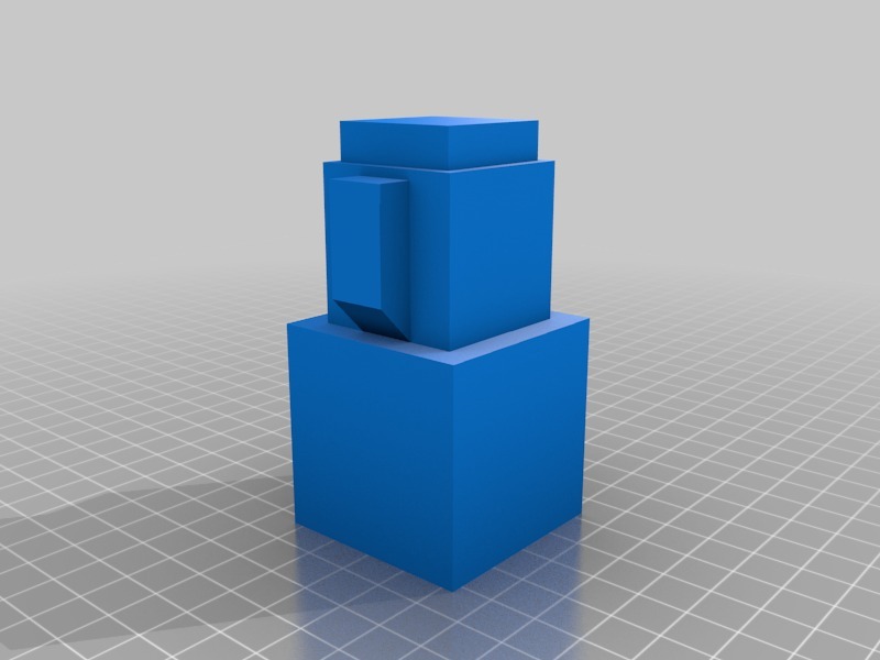 Blockhead Blank 1 by DesignMakeTeach | Download free STL model ...