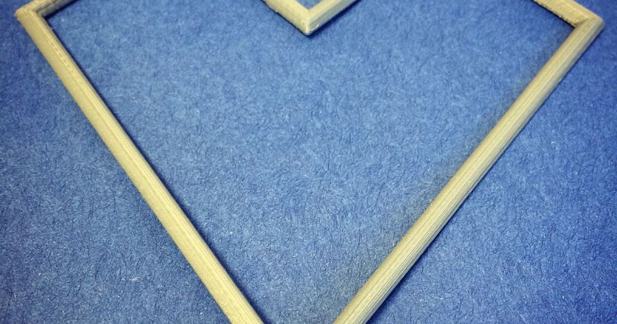 Angular Heart by DesignMakeTeach | Download free STL model | Printables.com