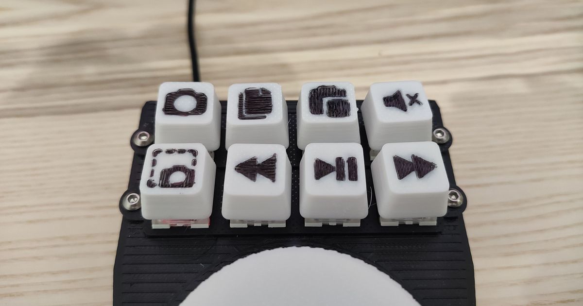 Keycaps with images for macropad by Bernat Sempere | Download free STL ...