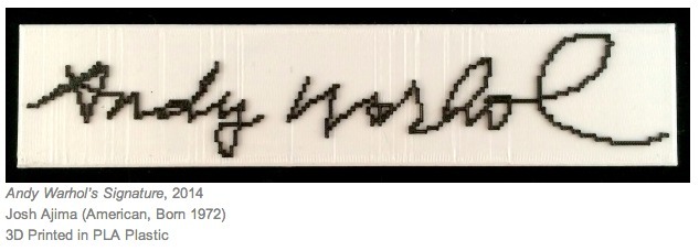 Andy Warhol's Signature by DesignMakeTeach | Download free STL model ...