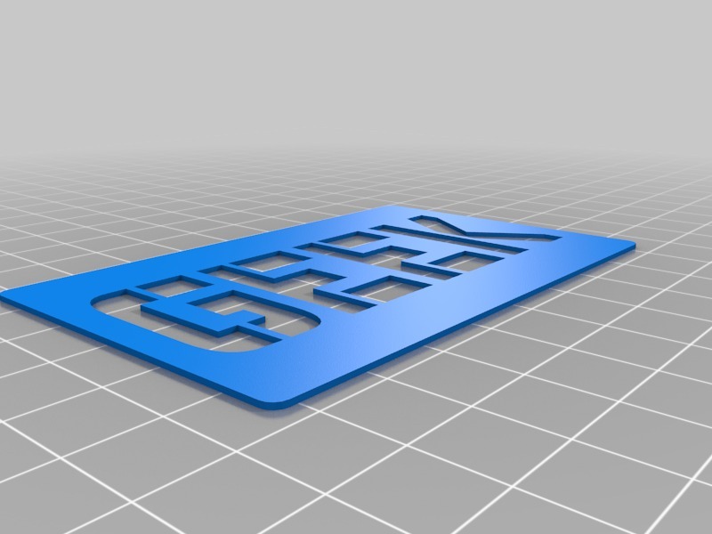 Geek Card - @mathgrrl Edition by DesignMakeTeach | Download free STL ...