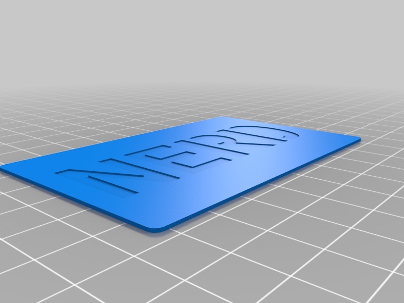 Nerd Card by DesignMakeTeach | Download free STL model | Printables.com