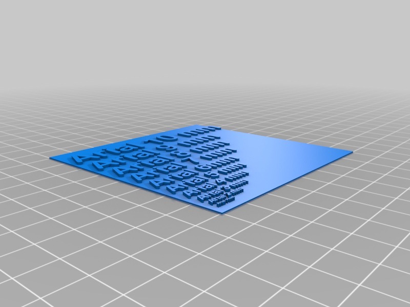 Font Test Cards by DesignMakeTeach | Download free STL model ...