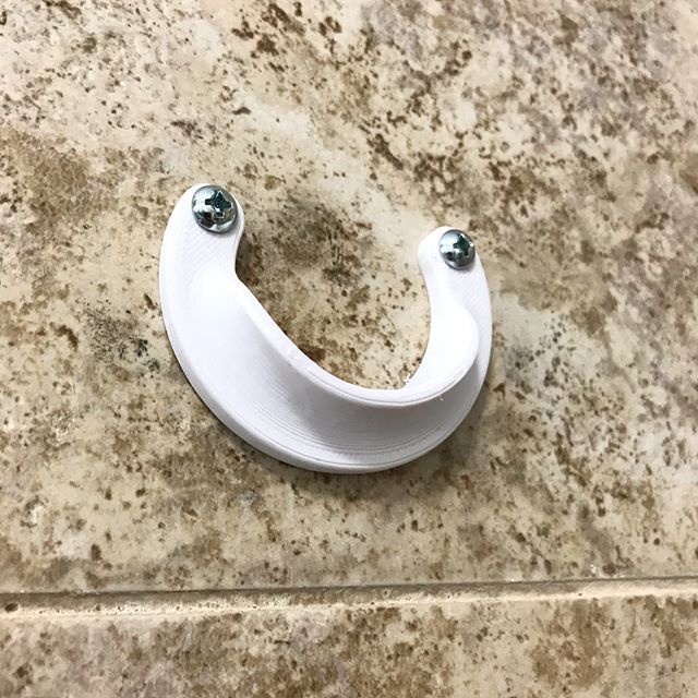 Multi-Purpose Rod Wall Mount by alexberkowitz | Download free STL model ...