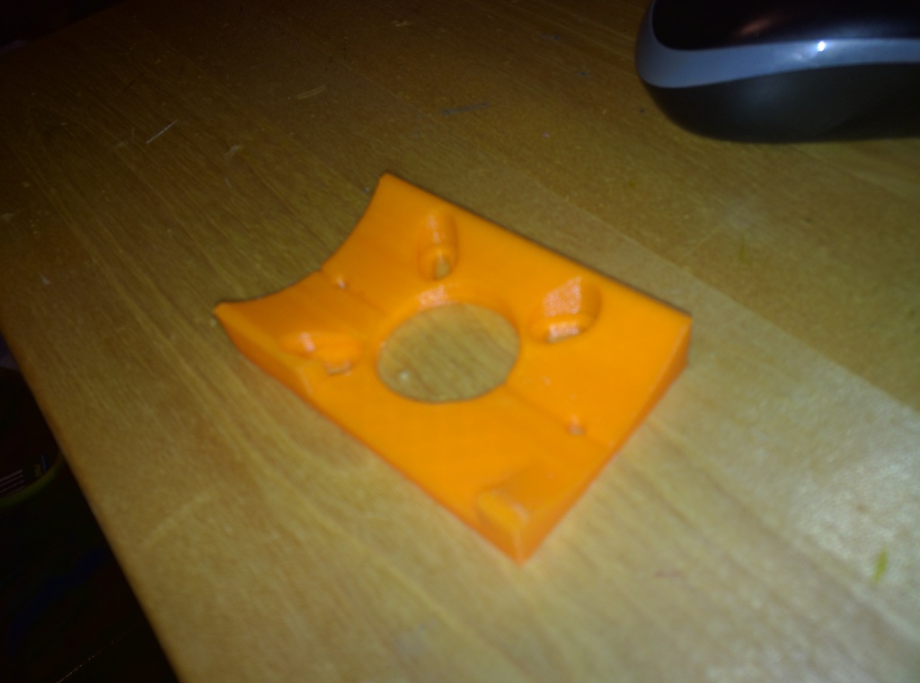 DELTA PIPE PRINTER - STEP 5 - MOTOR MOUNT by Sylvain Rochette ...