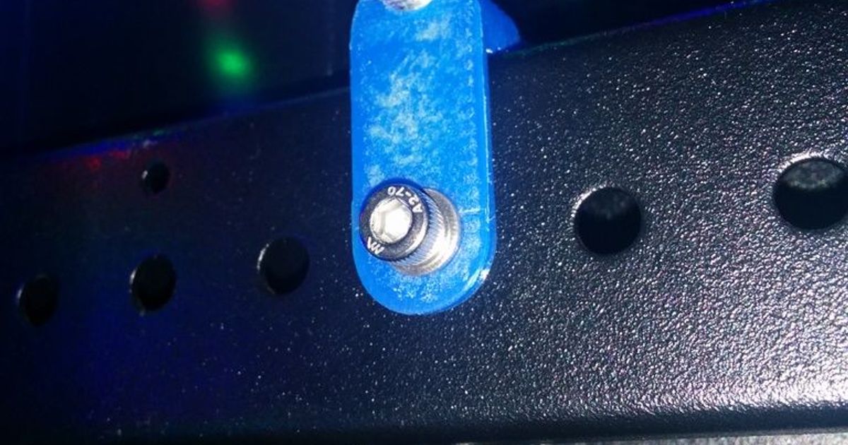 Rack-Mount Threaded Bar Holder by Sylvain Rochette | Download free STL ...