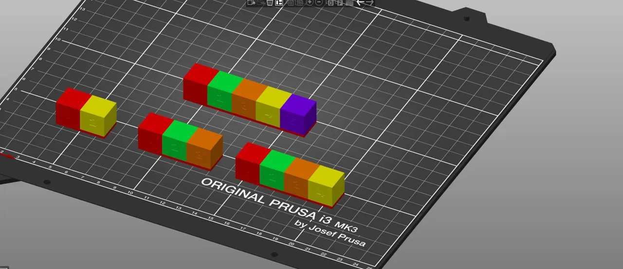 Simple 15mm calibration cube for MMU2/S MK3S by 3DP-MAMSIH | Download ...