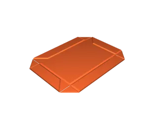 Simple flat foldable box by Mak6516 | Download free STL model ...