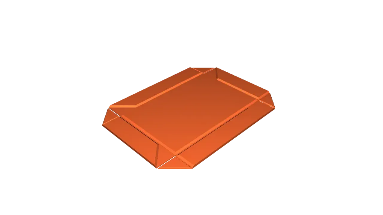 Simple flat foldable box by Mak6516 | Download free STL model ...