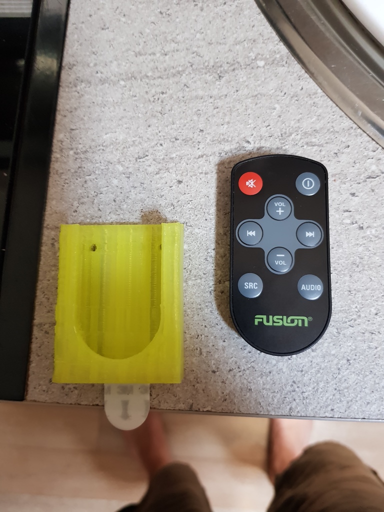 Fusion Headunit Remote Wall Mount by SkinnyBuddah | Download free STL ...