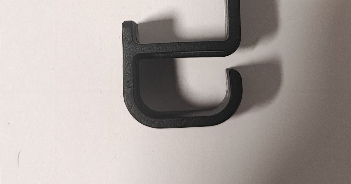 Monitor Arm Cable Guide by Jehuty | Download free STL model ...