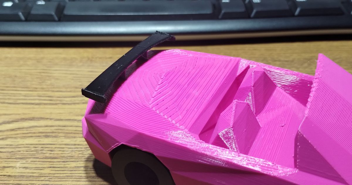 Low Poly Miata Spoiler by Cats | Download free STL model | Printables.com