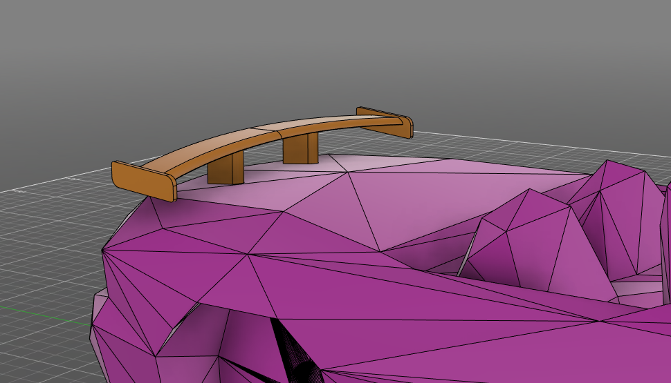 Low Poly Miata Spoiler by Cats | Download free STL model | Printables.com