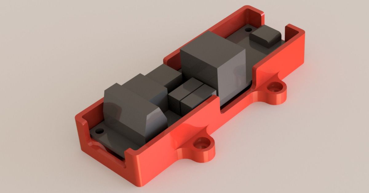 Mellow FLY-UTOC-3 open top holder by squirrelf3d | Download free STL ...