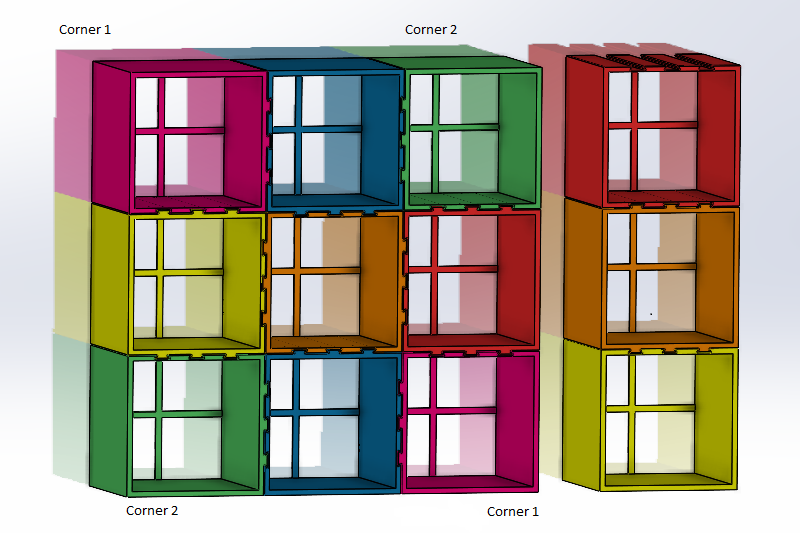 Modular Storage Boxes by Coastal Creative | Download free STL model ...