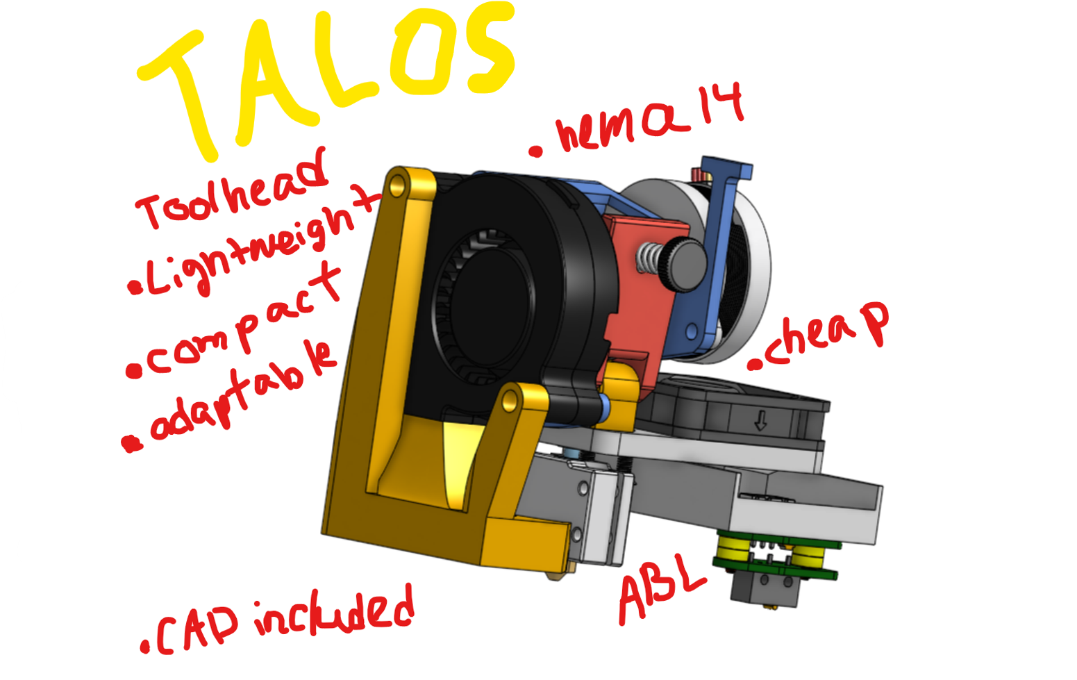 Talos all in one toolhead (retired) by No our stuff | Download free STL ...