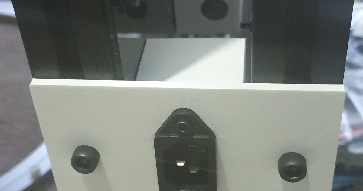 IEC mount and cover by Fuzzy | Download free STL model | Printables.com