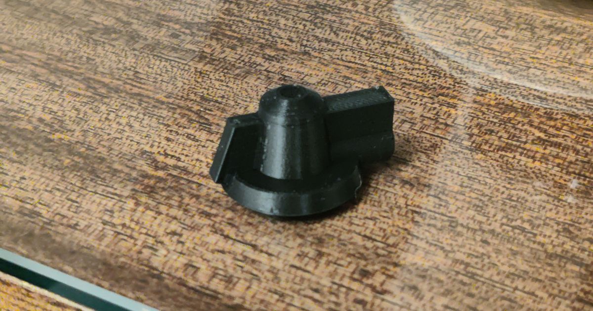 Replacement Knob / Switch for 6mm Square Axle by quattro | Download ...
