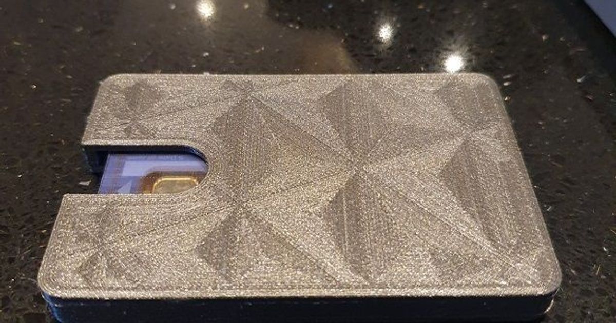 Credit Card Wallet by milanvdzanden | Download free STL model ...