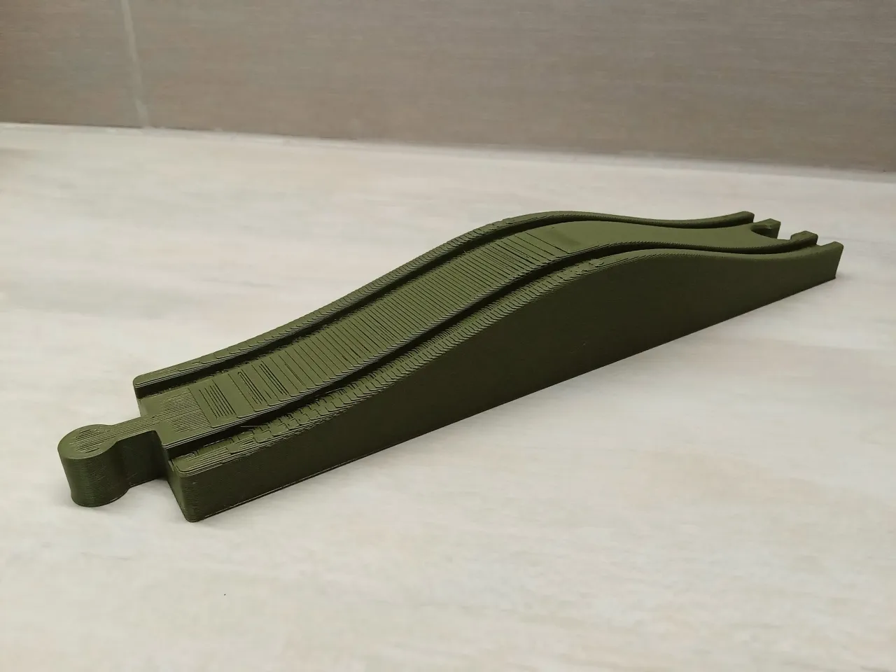 Wave wooden railway track by Pali | Download free STL model ...