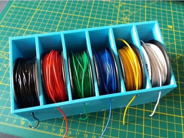 WireBox to hold Sixfab wire spools by CD | Download free STL model ...
