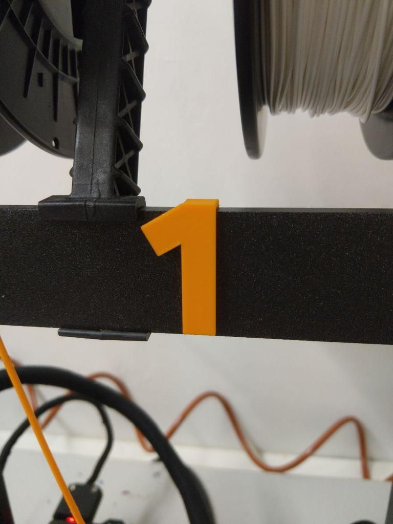 Prusa printer Number by Phil_Print | Download free STL model ...
