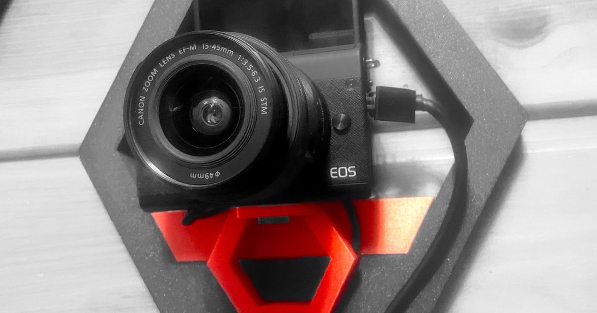 Camera Mount For Wall Mounted Modular Hexagon by Nat | Download free ...