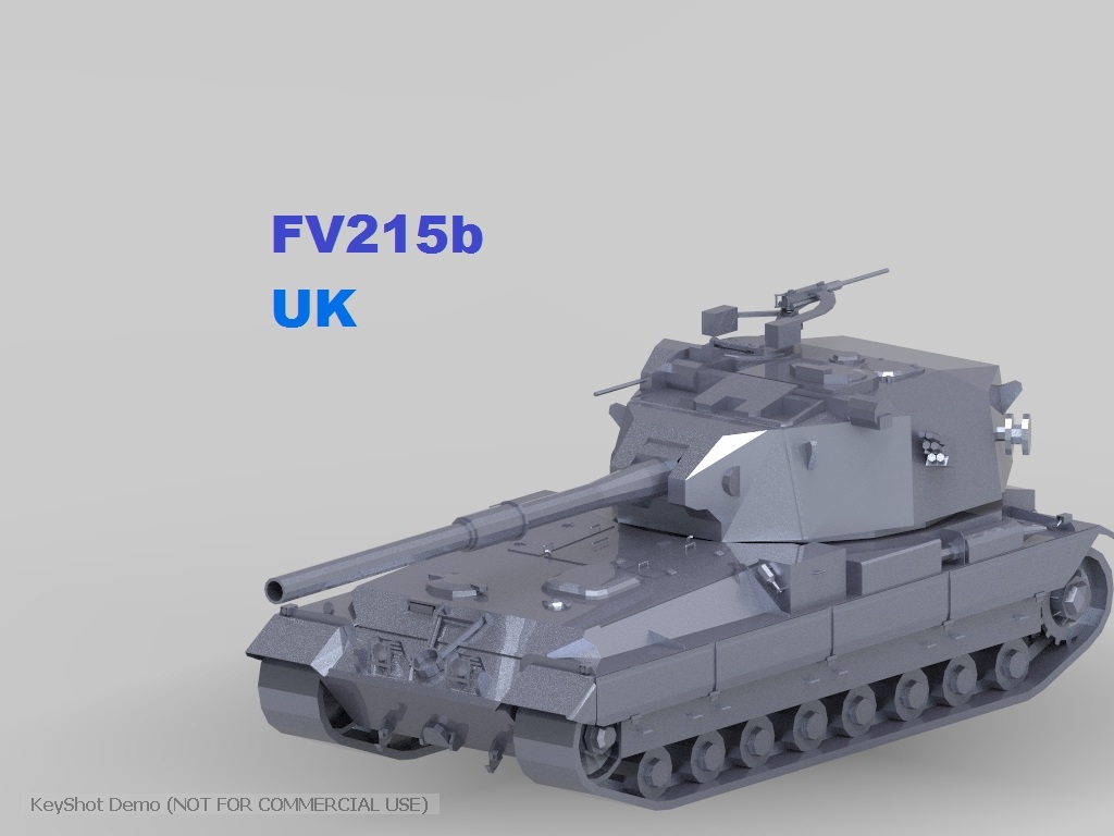FV215b tank by milanvdzanden | Download free STL model | Printables.com