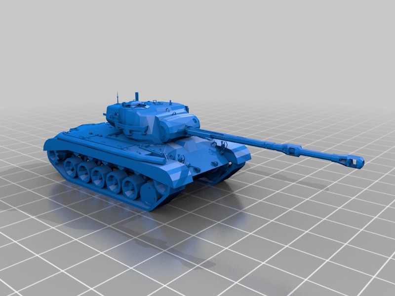 Pershing Tank by milanvdzanden | Download free STL model | Printables.com