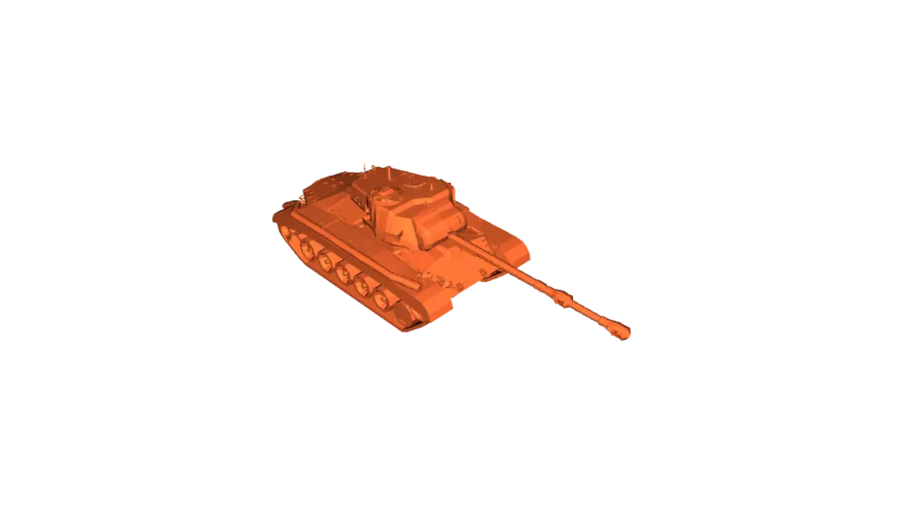 Pershing Tank by milanvdzanden | Download free STL model | Printables.com