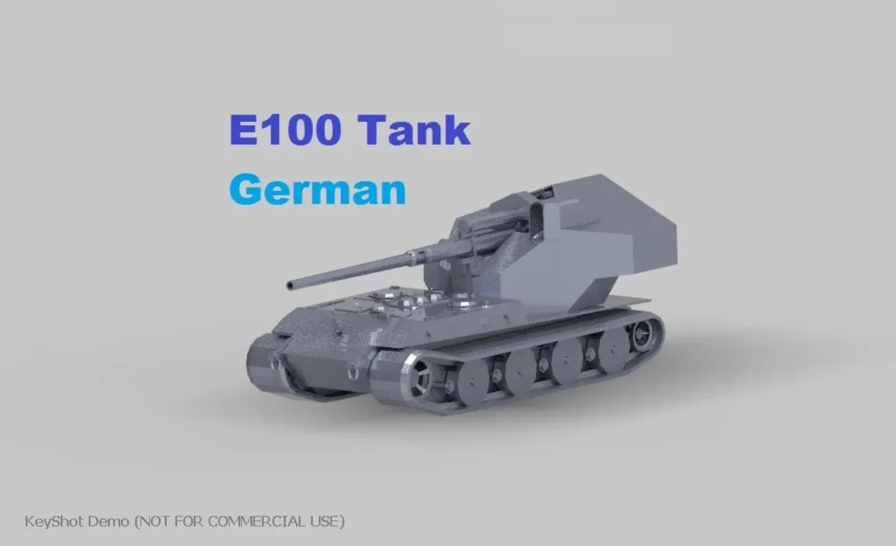 Waffentrager E100 by milanvdzanden | Download free STL model ...