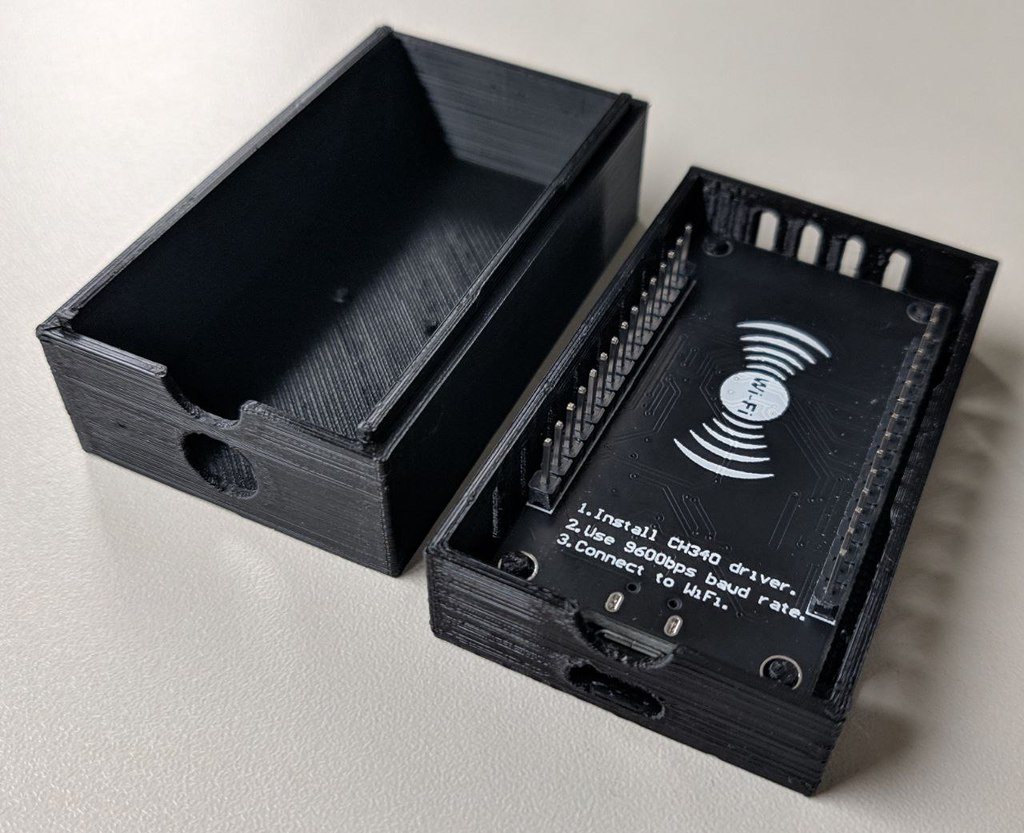 ESP8266 Lolin V3 Case (+ Power connector) by Mr_Poeschl | Download free ...