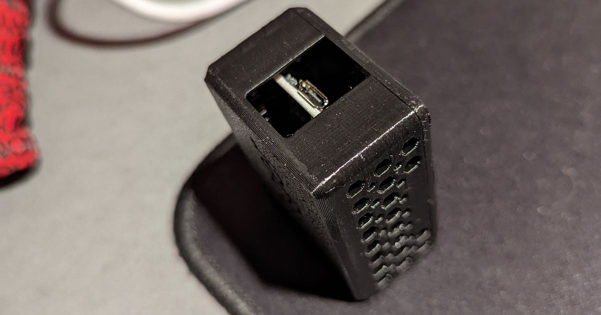 ESP32 box / case with hexagons pattern by Bennacerismo | Download free ...