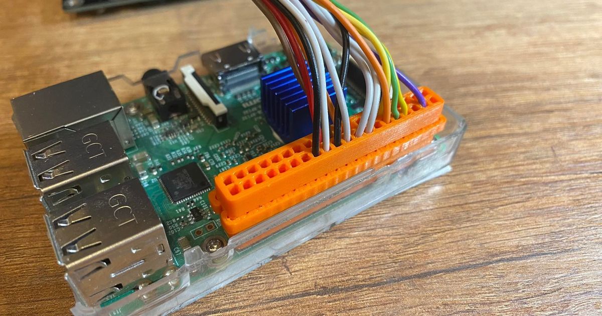 RaspberryPi RPI dupont connector par sobieh | Téléchargez gratuitement ...