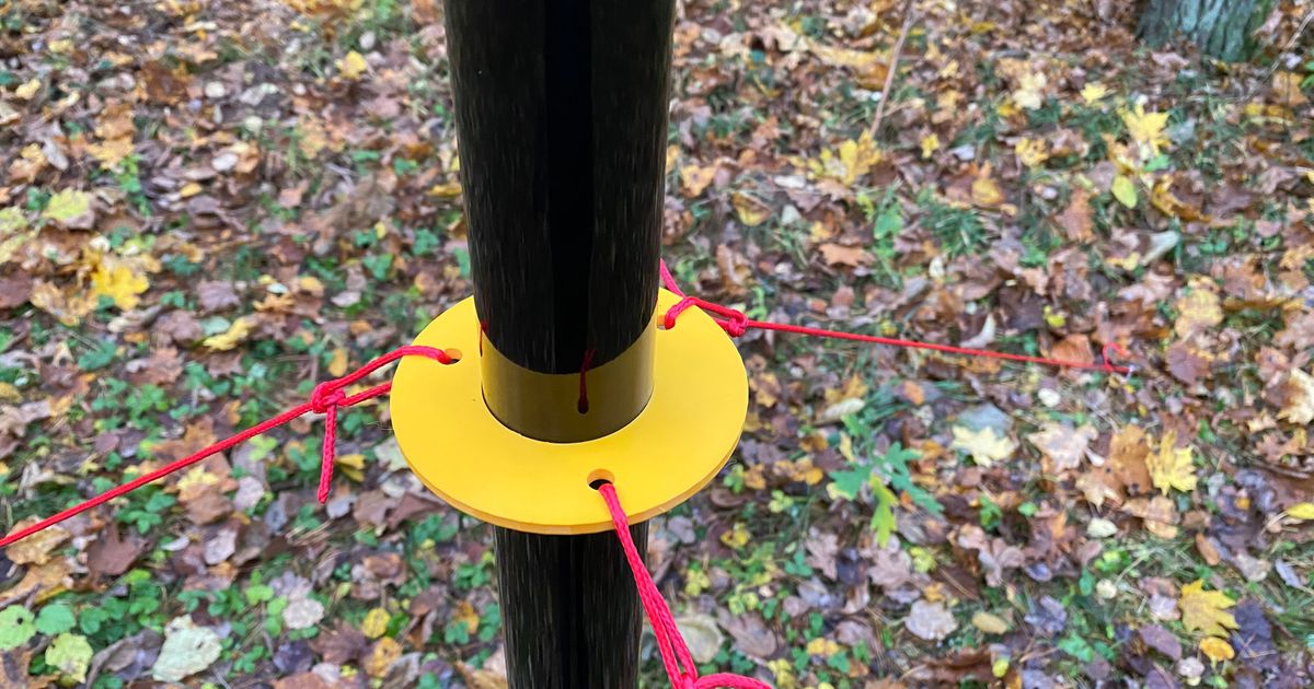 Guy Rope Collar for the 10m Spiderbeam Fiberglass Mast by Linas LY2H ...