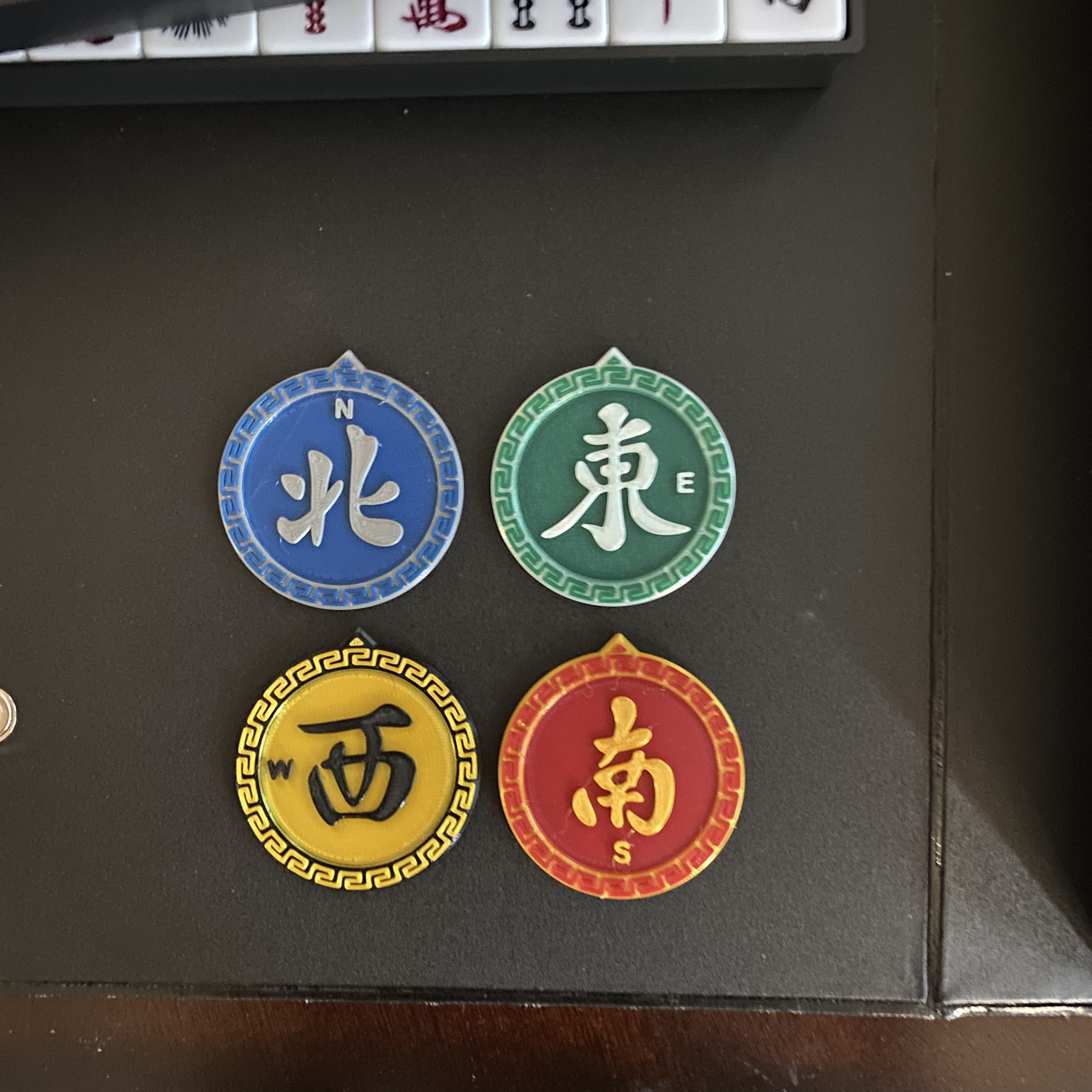 mmu mahjong wind tokens by RomeoKilo125 | Download free STL model ...