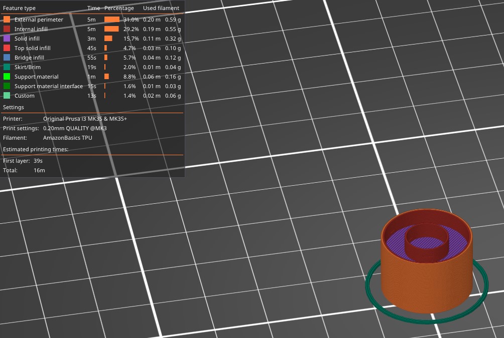 Parameterized Door Stop Bumper (TPU or TPE) by Sean | Download free STL ...