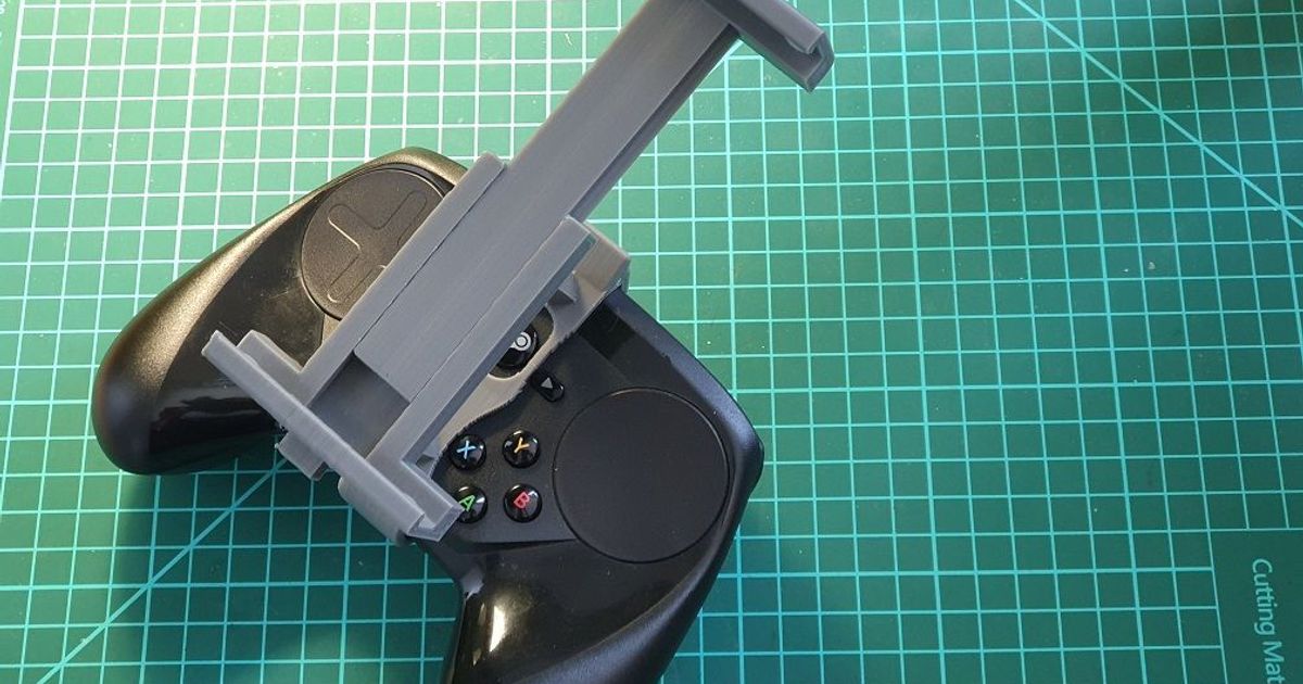 Steam Controller Tablet / Phone Mount by sneakyleek | Download free STL ...