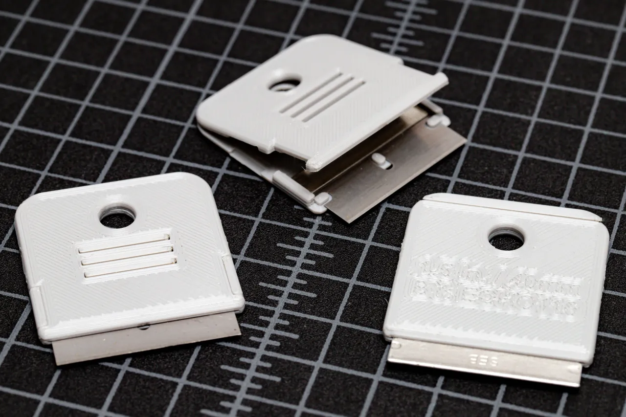 Compact Single Edge Razor Scraper 1.5"/40mm by Echo116 | Download free ...