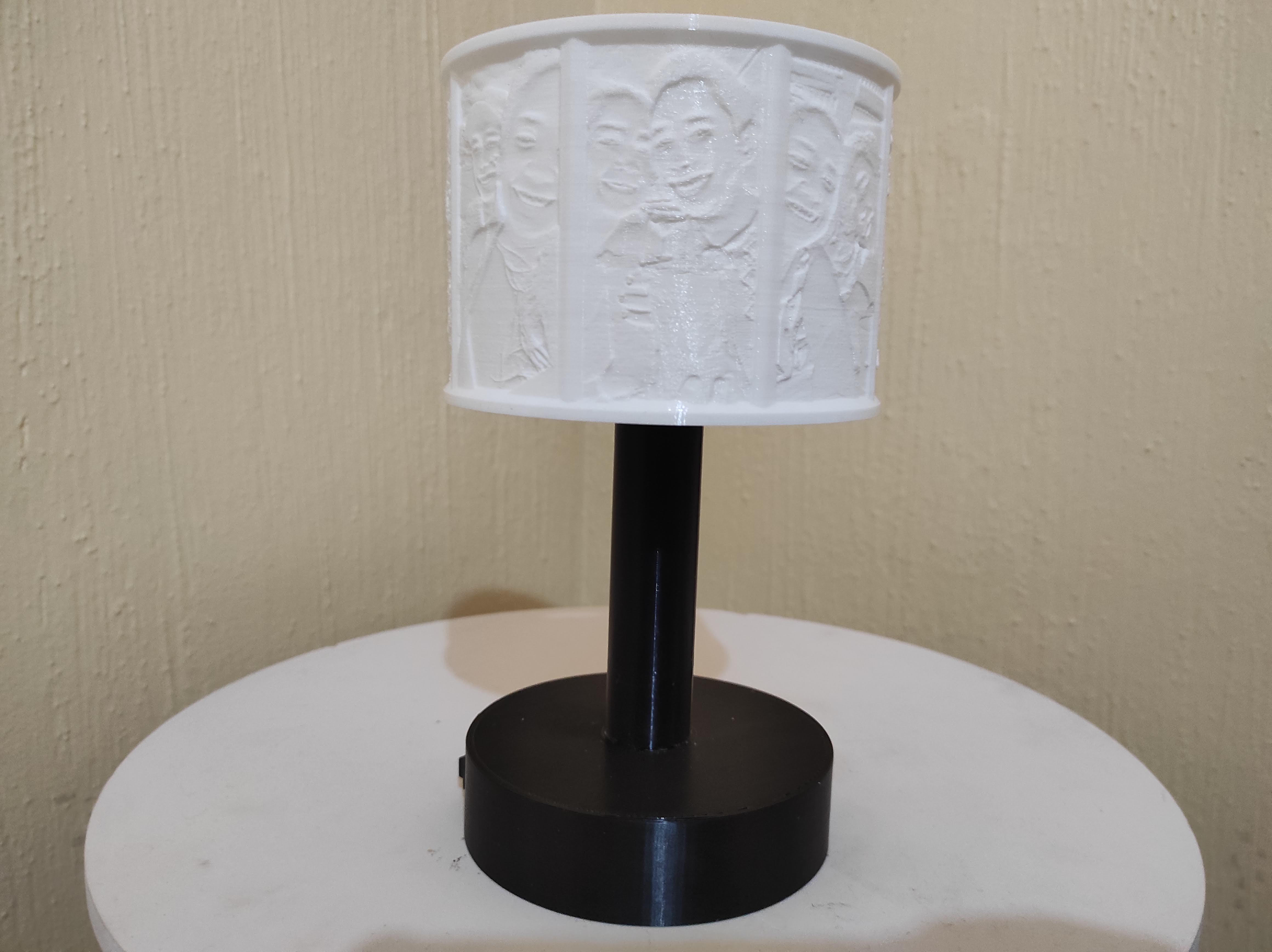 Lithophane lamp base by daniyace | Download free STL model | Printables.com