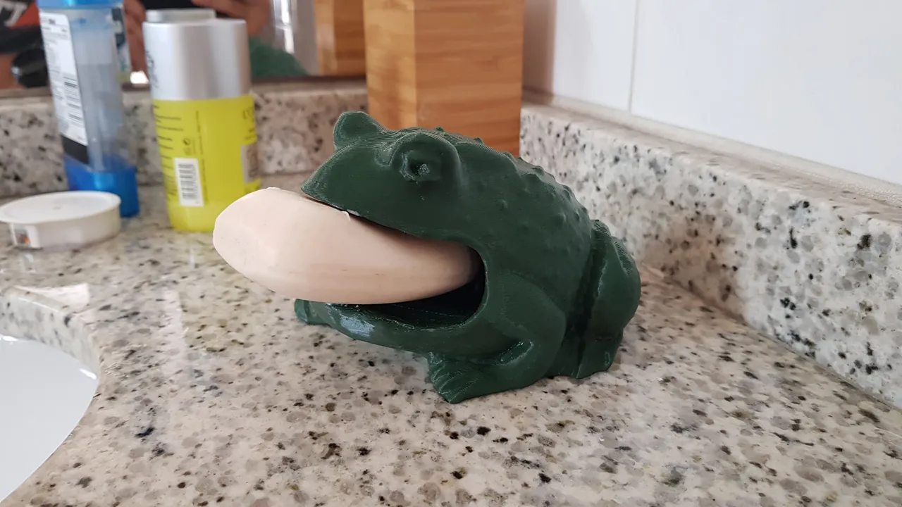 Toad soap holder by Daniel BP | Download free STL model | Printables.com