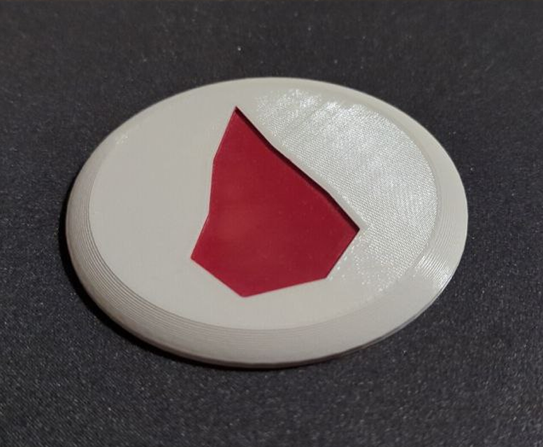 Runescape Coaster - Water / Blood Rune by Crow | Download free STL ...