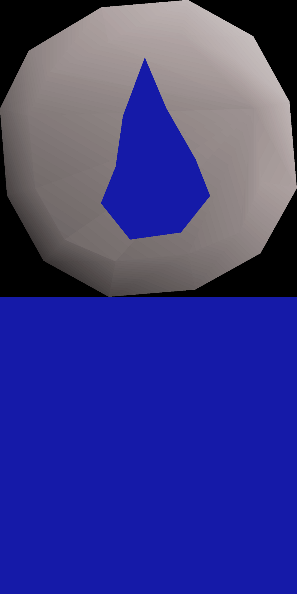 Runescape Coaster - Water / Blood Rune by Crow | Download free STL ...