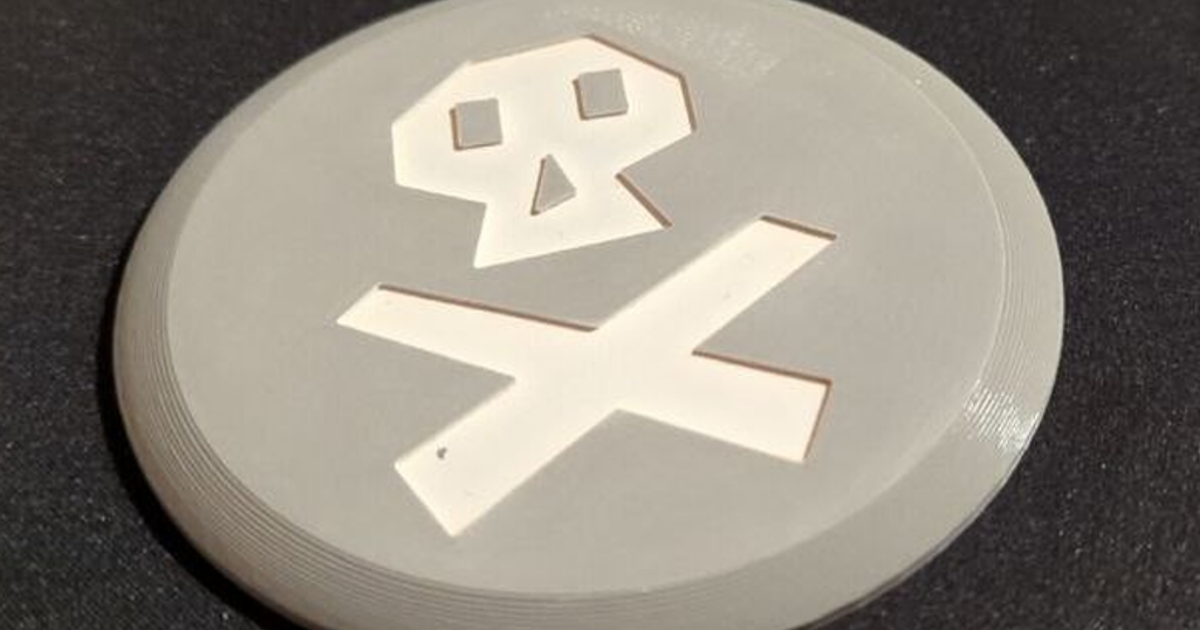 Runescape Coaster - Death Rune by Crow | Download free STL model ...