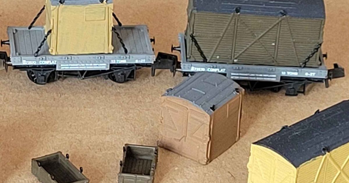 OIT - UK rail container (1-148) by Slanjonok | Download free STL model ...