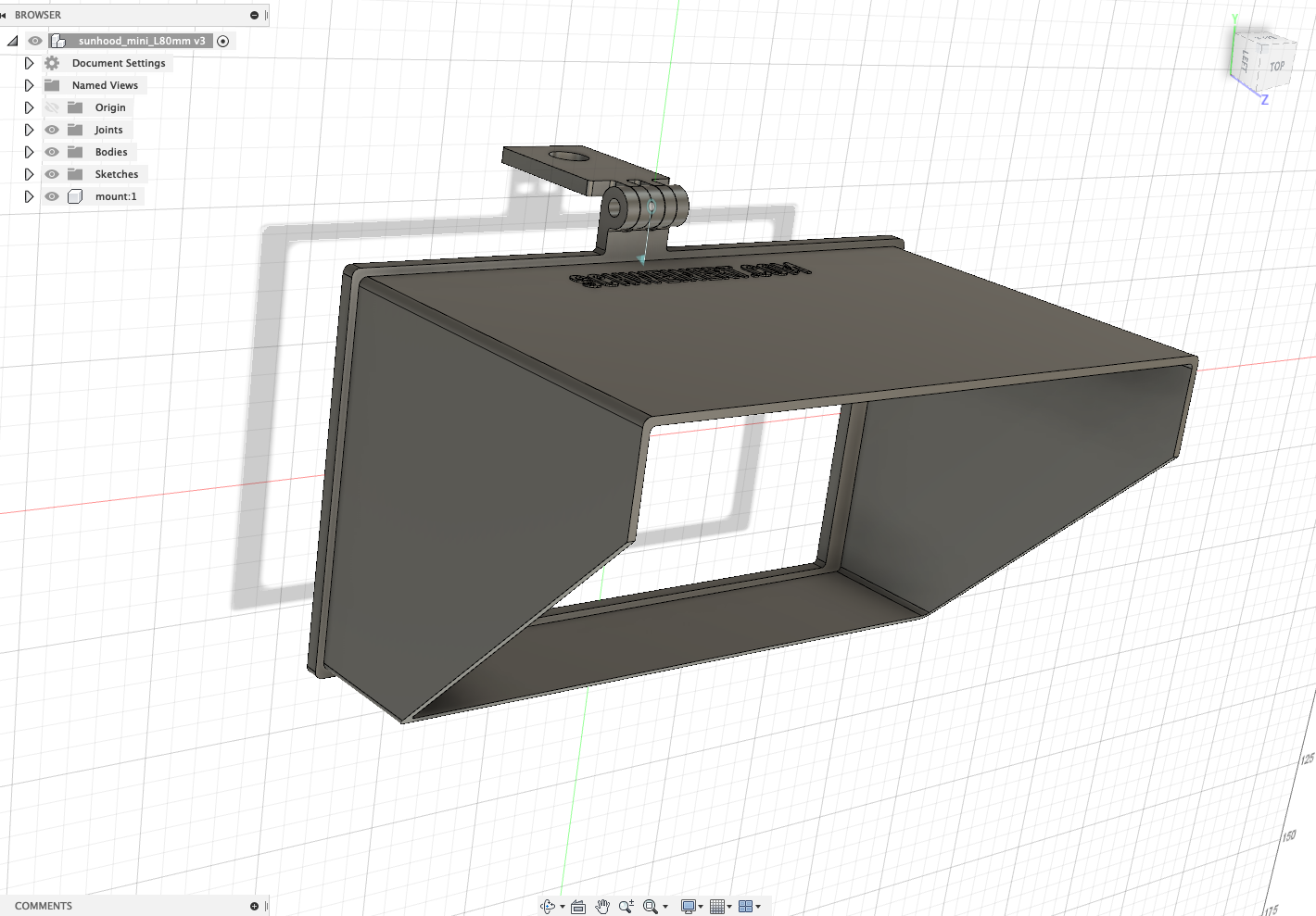 BMPCC 4K 6K Sun Hood Viewfinder Adapter by SCHWEINERT.COM | Download ...