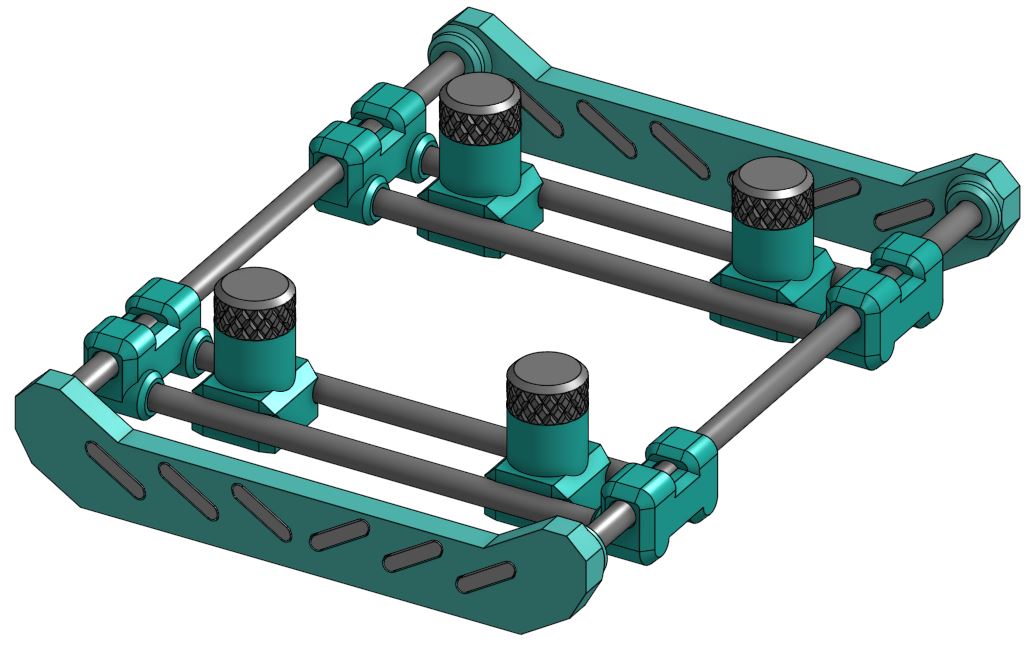 Adjustable PCB holder with spring clamp by corteXcrank | Download free ...